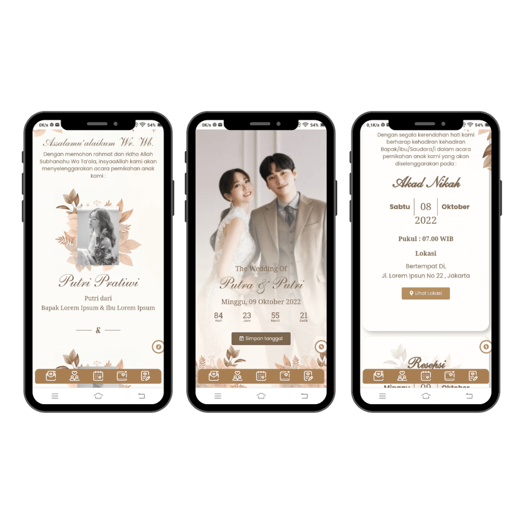 Tema Undangan - Nikahmuda Invitation